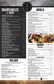 Menu – War Water Brewery Inc.
